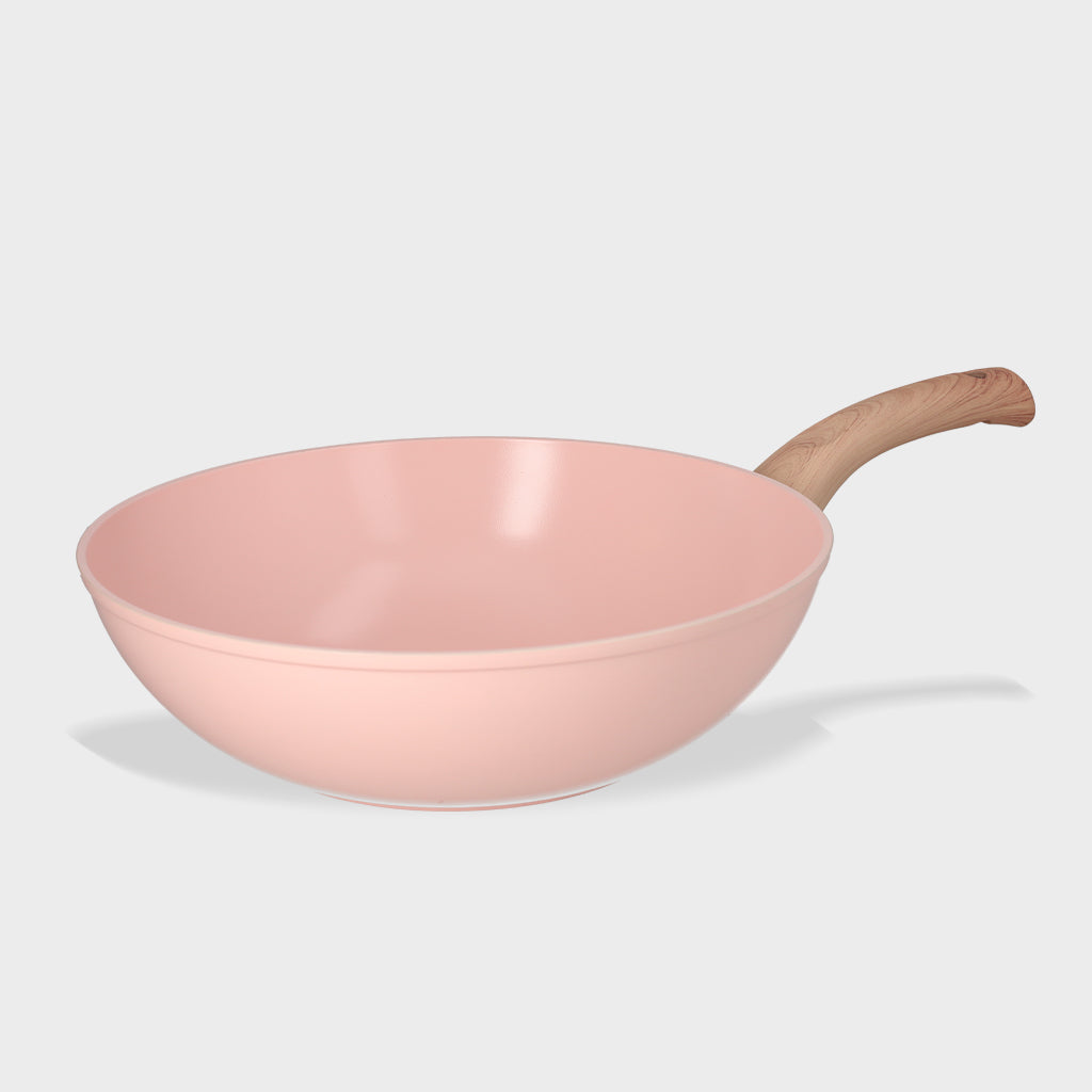 Pink Wok Pan 30 cm | Blush – Cook & Pan