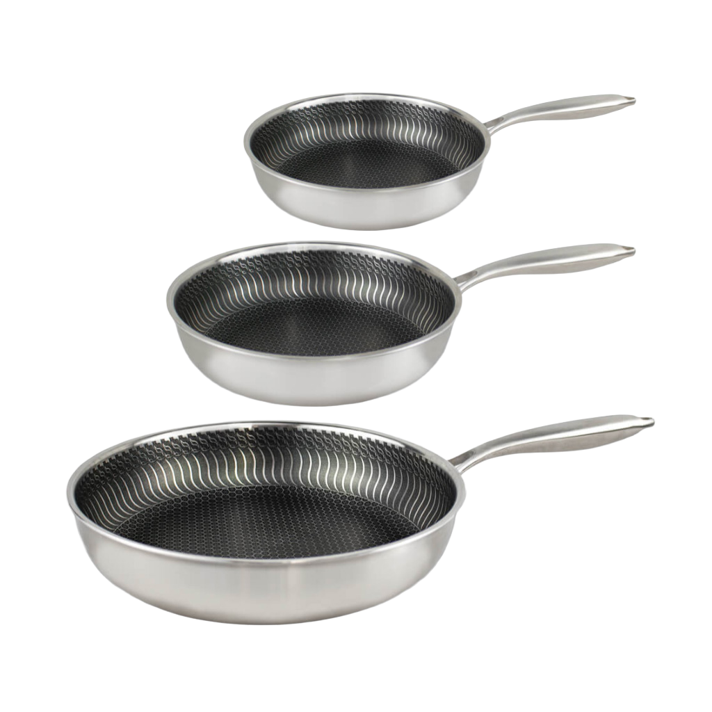 Honey Koekenpannen set 3-delig | PFAS-vrij & Duurzaam materiaal – Cook ...