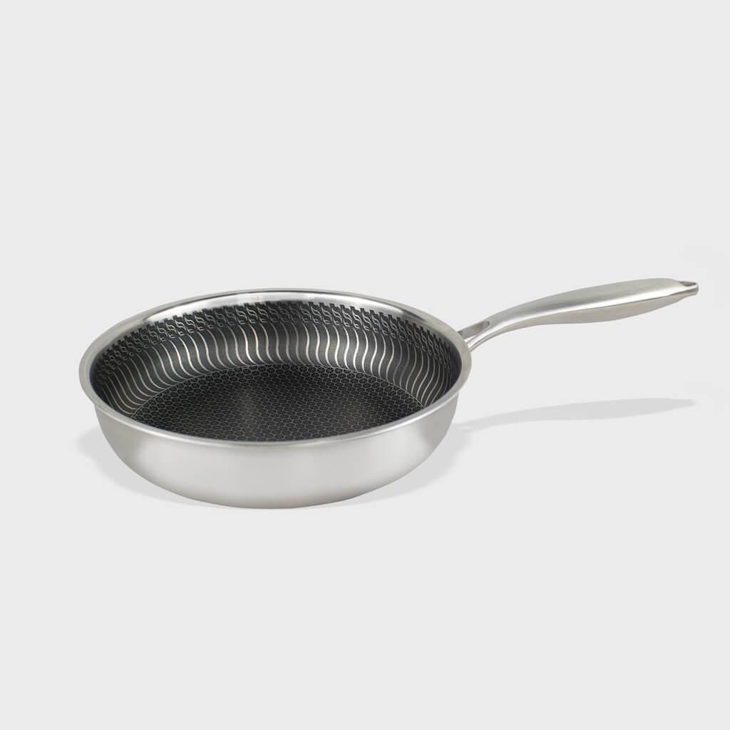 RVS koekenpan 20 cm inductie geschikt | Honey – Cook & Pan